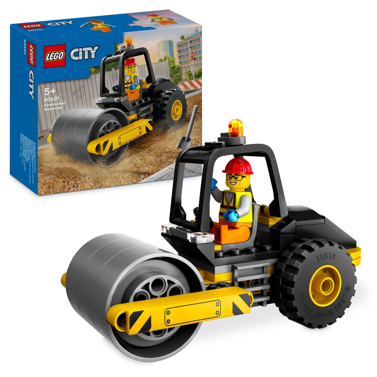 LEGO® City 60406 - Straßenwalze - Lucky Bricks - Lego-Onlineshop