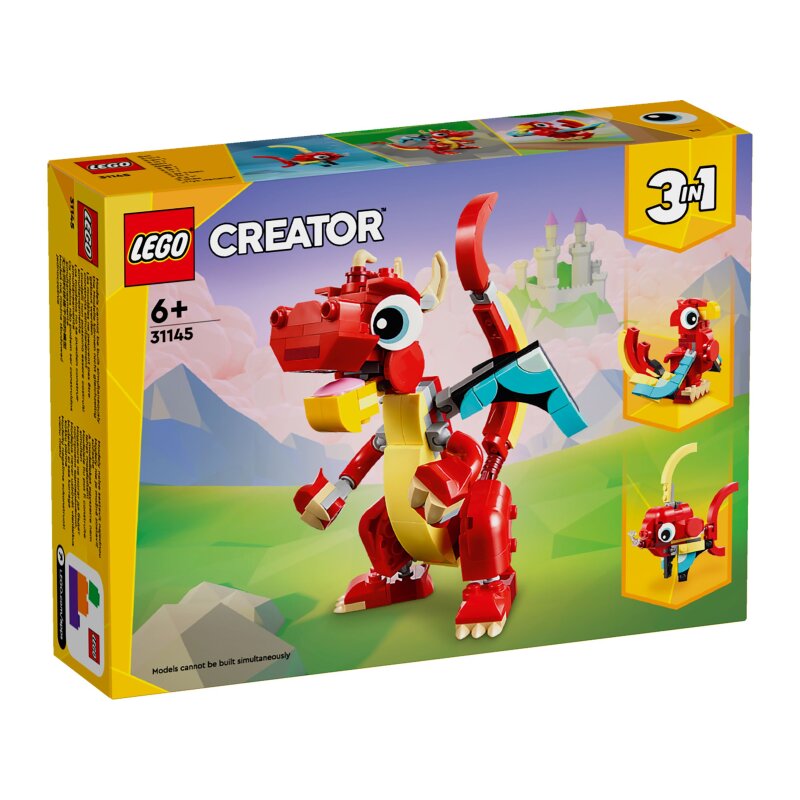 LEGO® Creator 31145 - Roter Drache - Lucky Bricks - Lego-Onlineshop