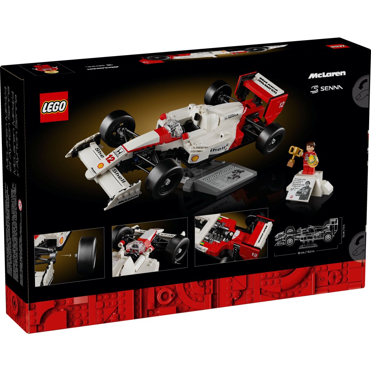 McLaren F1 MP4/4 & Ayrton Senna - Lucky Bricks - Lego-Onlineshop