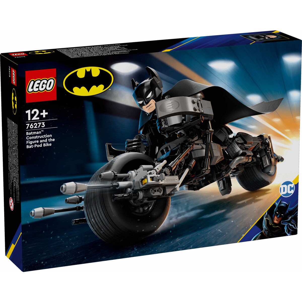 LEGO® DC Super Heroes 76273 - Batman™ Baufigur mit dem Batpod - Lucky
