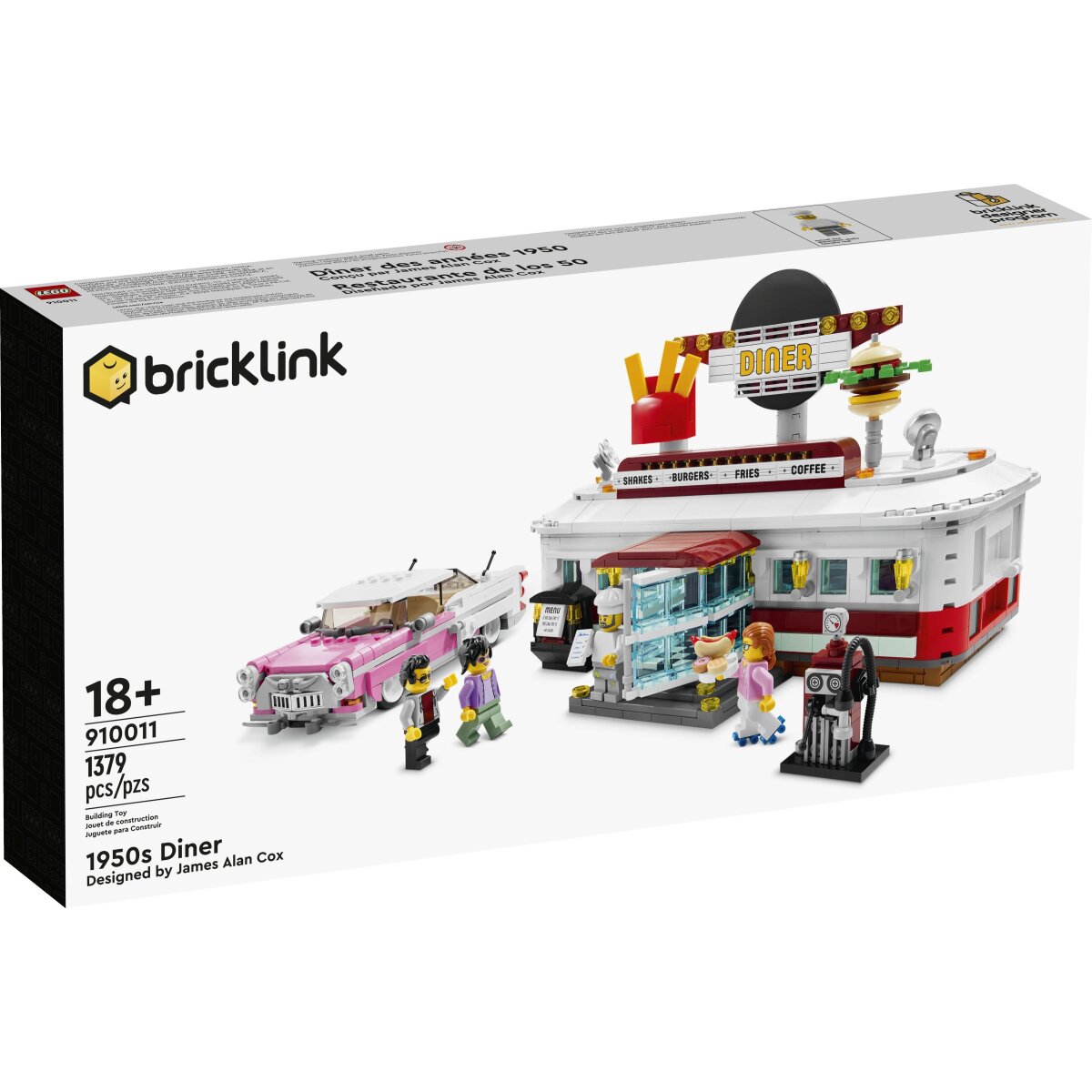 LEGO® Bricklink 910011 - Restaurant aus den 1950er-Jahren - Lucky Bri