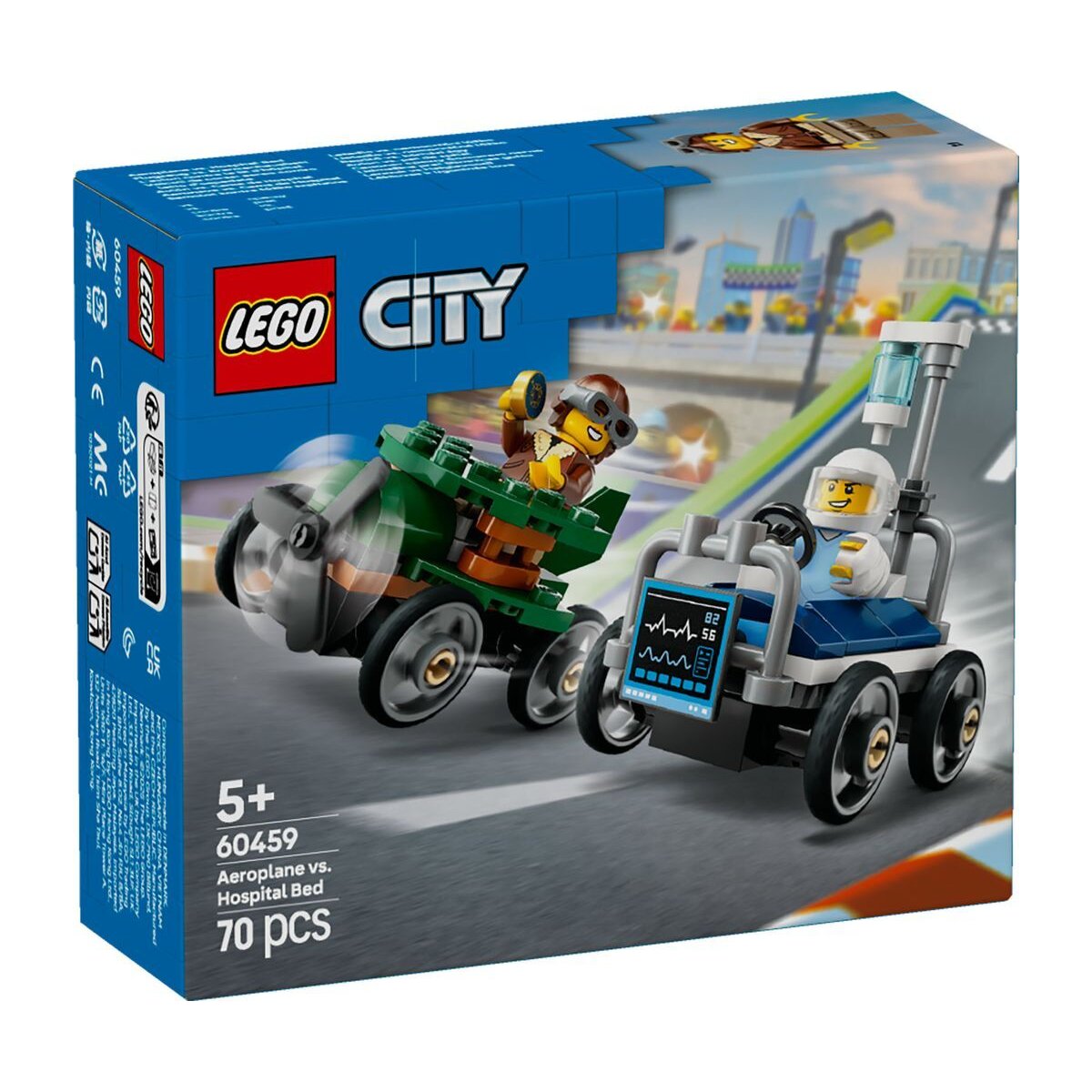 LEGO® City 60459 - Flugzeug vs. Krankenhausbett - Lucky Bricks - Lego