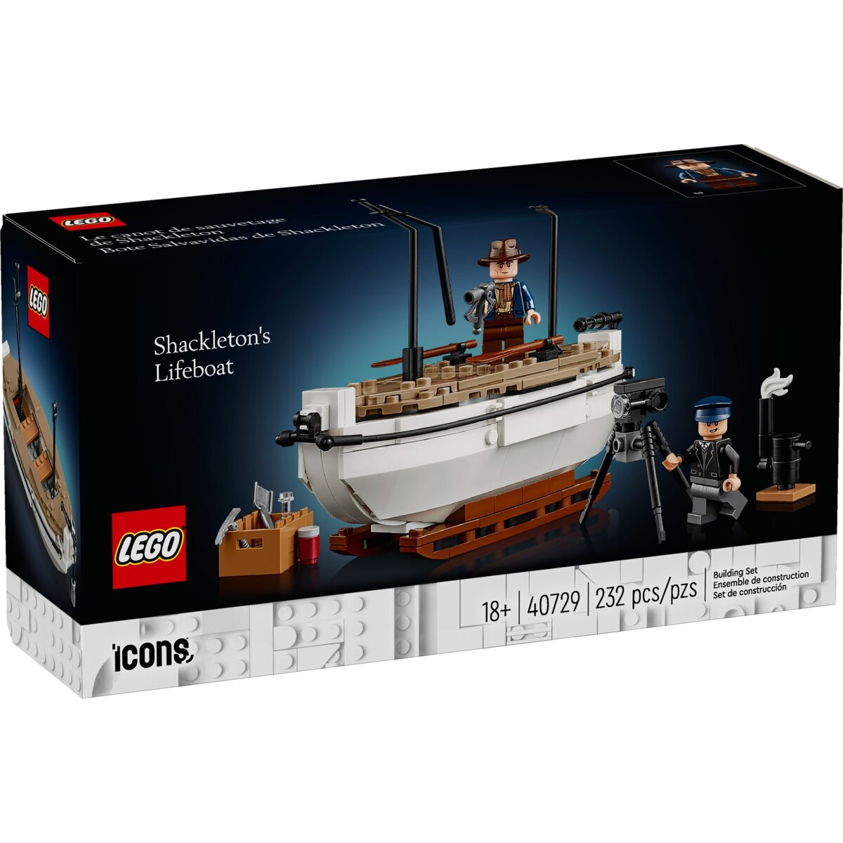 LEGO® ICONS 40729 - Shackletons Rettungsboot - Lucky Bricks - Lego-On