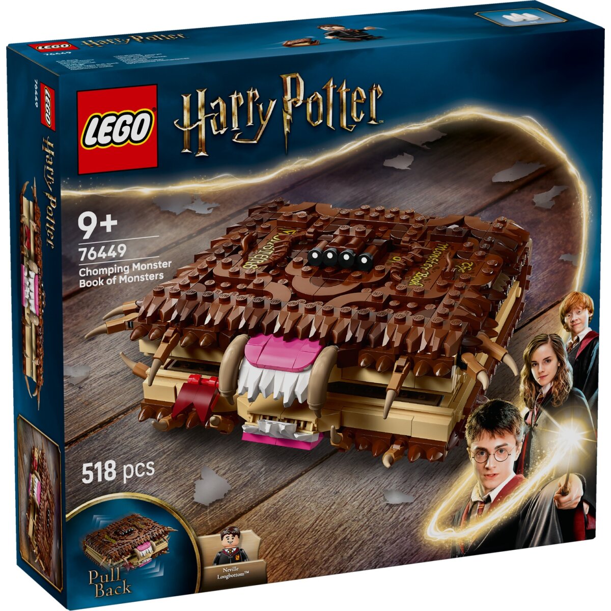 LEGO® Harry Potter 76449 - Beißendes Monsterbuch der Monster - Lucky