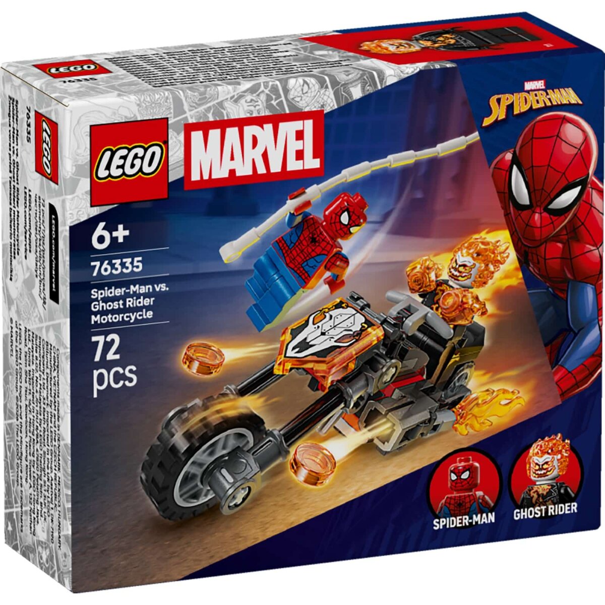 LEGO® Marvel Super Heroes 76335 - Spider-Man vs. Ghost Rider auf sein