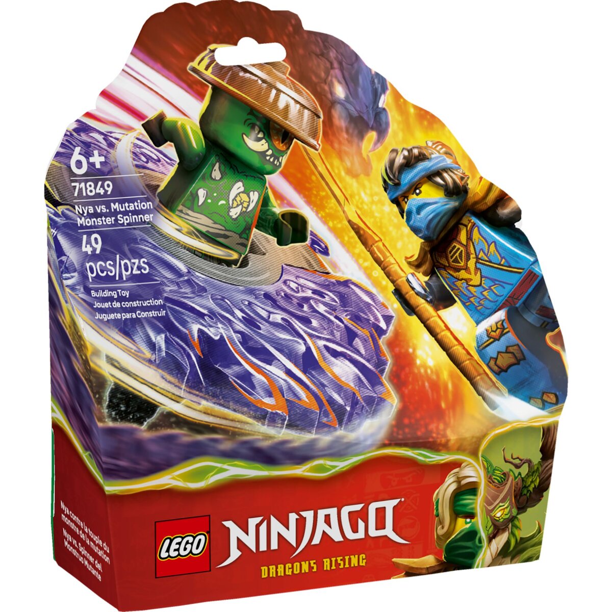 LEGO® Ninjago 71849 - Nya vs. Elementarmonster-Spinner - Lucky Bricks