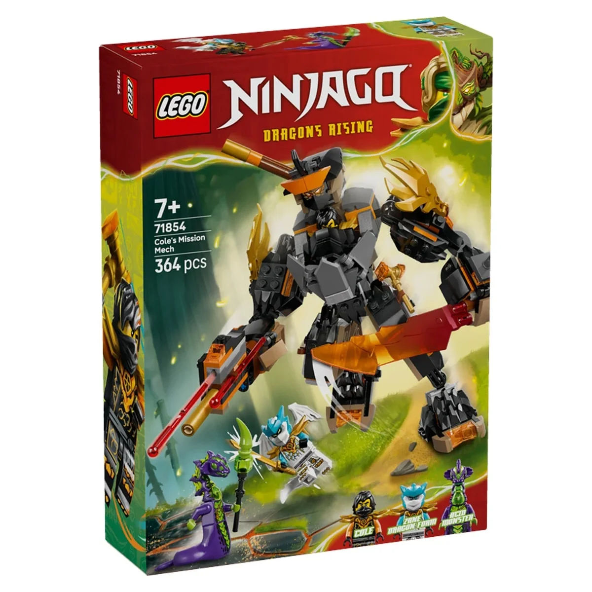 LEGO® Ninjago 71854 - Coles Action-Mech und Drachen-Zane - Lucky Bric