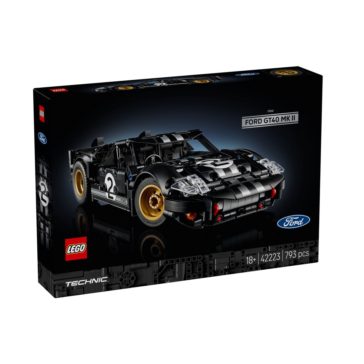 LEGO® Technic 42223 - 1966 Ford GT40 MKII Rennwagen - Lucky Bricks