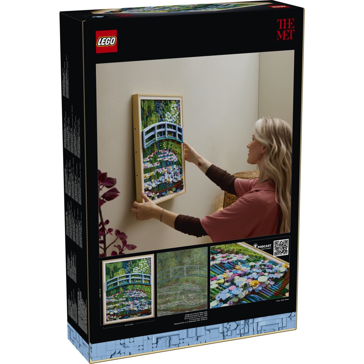 LEGO® Art 31220 - Claude Monet – Brücke über einen Seerosenteich - Lu