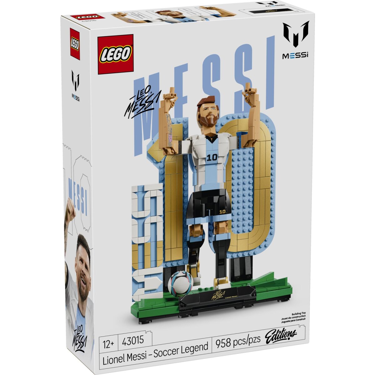 LEGO® Editions 43015 - Lionel Messi – Fußballlegende - Lucky Bricks