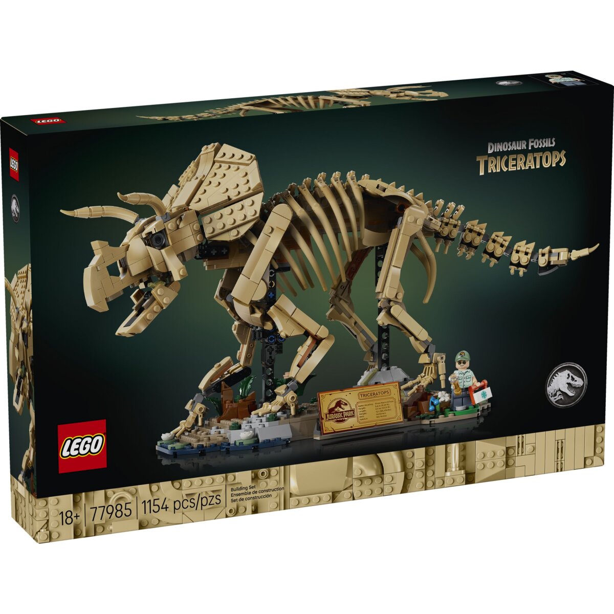 LEGO® Jurassic World 77985 - Triceratops Dinosaurier Skelett - Lucky